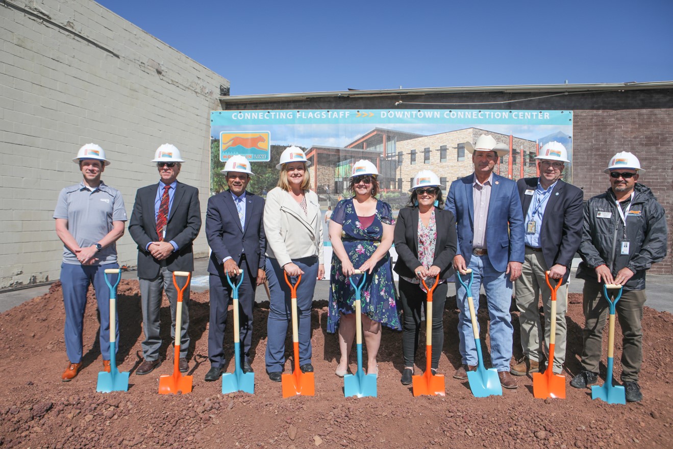 Mountain Line officially breaks ground on new Downtown Connection ...
